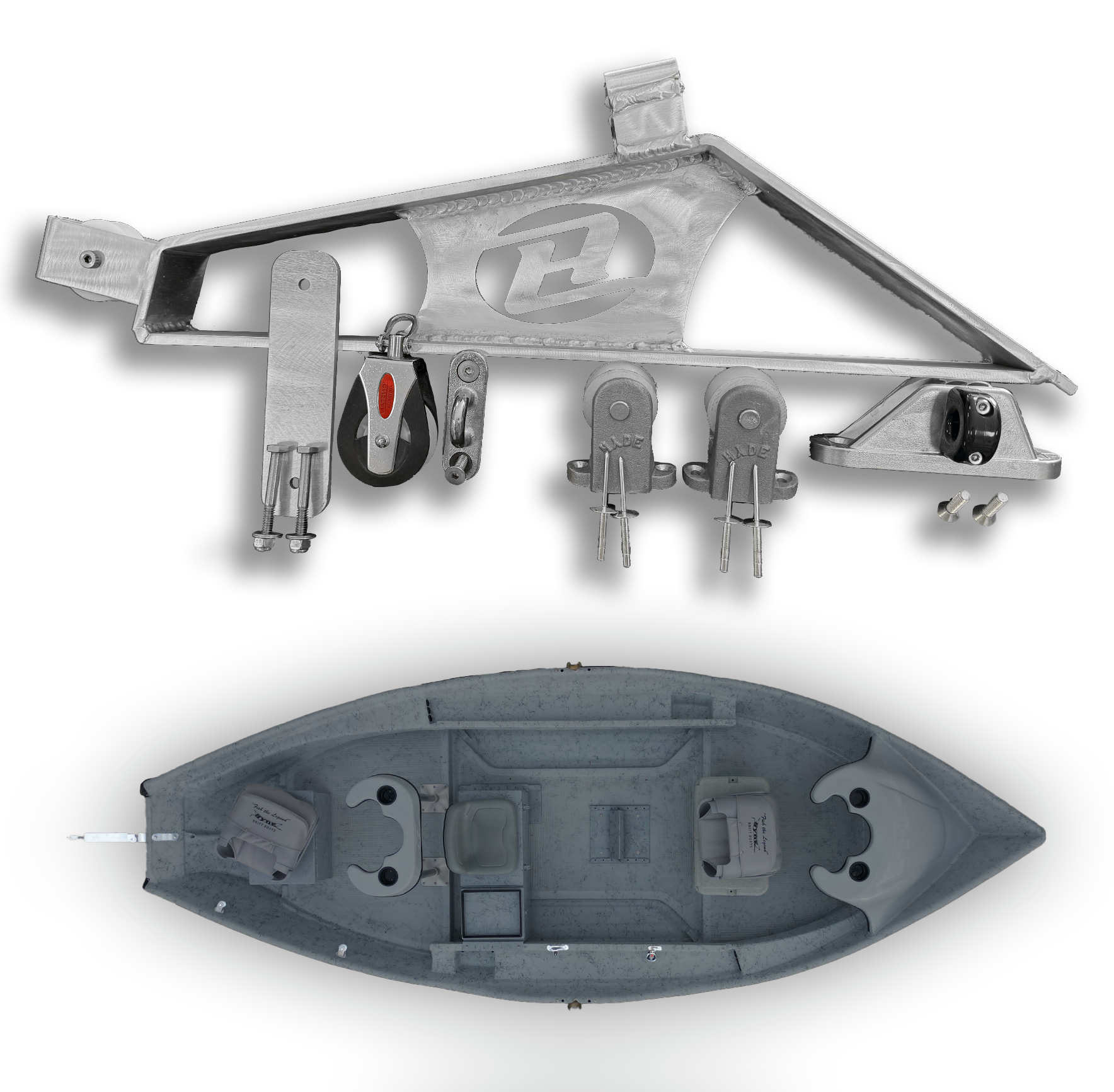 Complete Anchor System - Hyde Drift Boats
